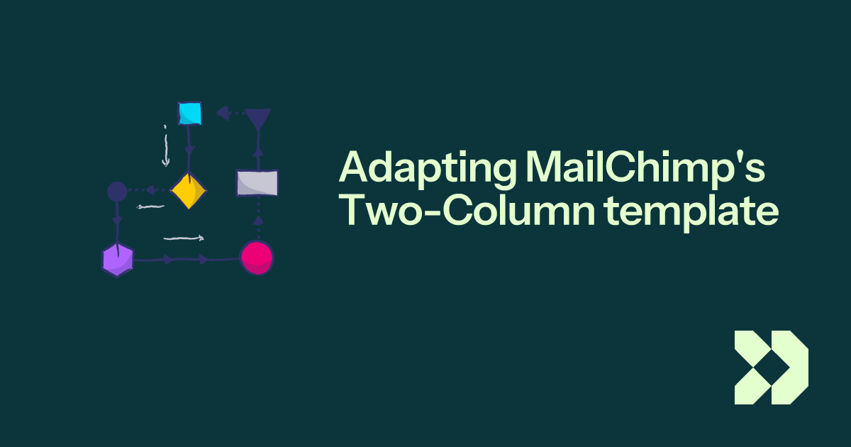 Adapting MailChimp's Two-Column template | Customer.io Docs