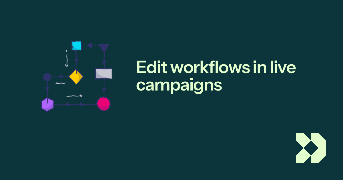 Edit workflows in live campaigns | Customer.io Docs