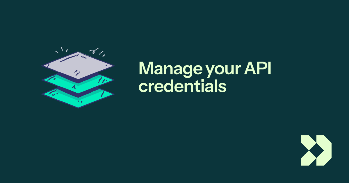 Manage your API credentials | Customer.io Docs