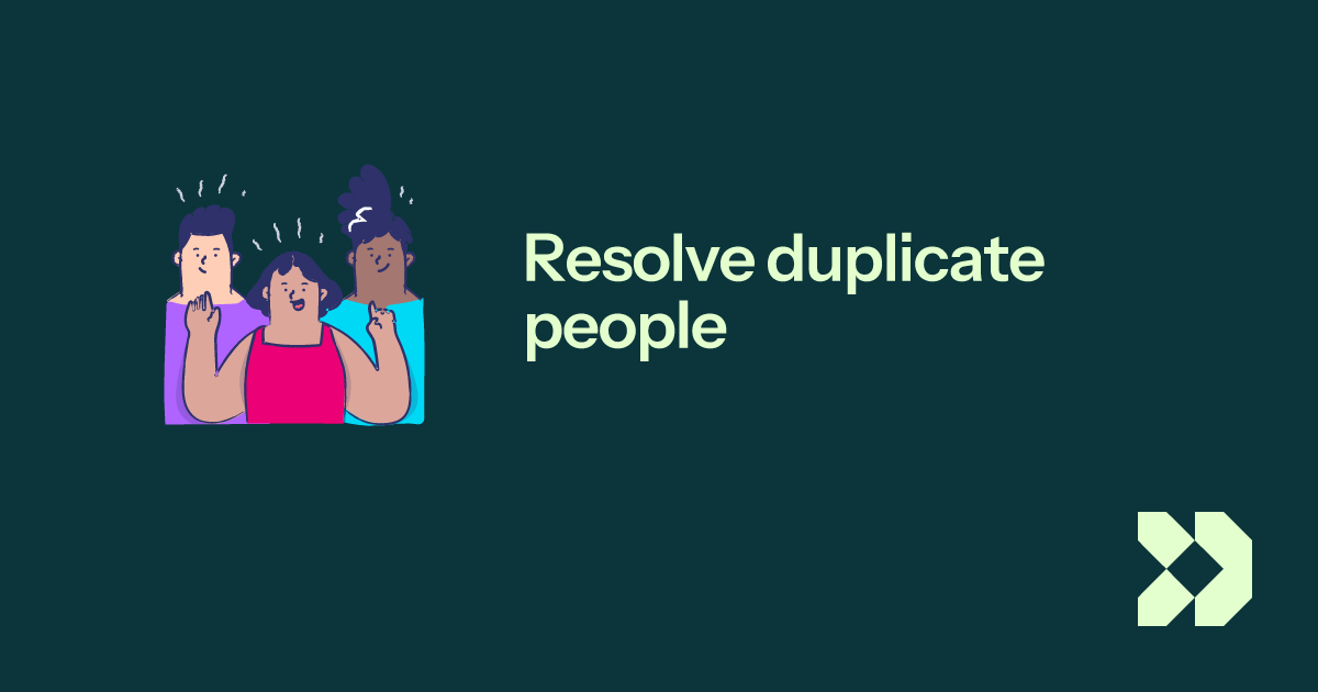 Resolve duplicate people | Customer.io Docs