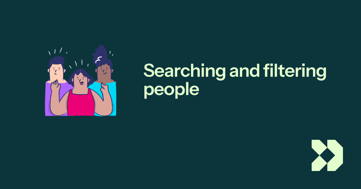 Searching and filtering people | Customer.io Docs