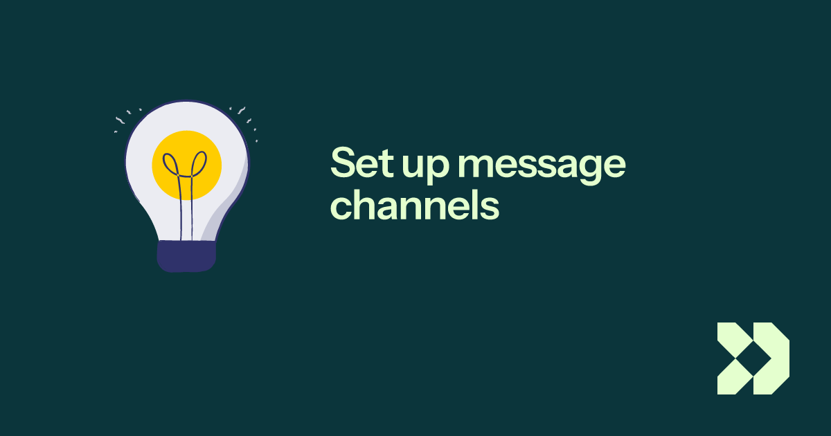 2. Set up message channels | Customer.io Docs