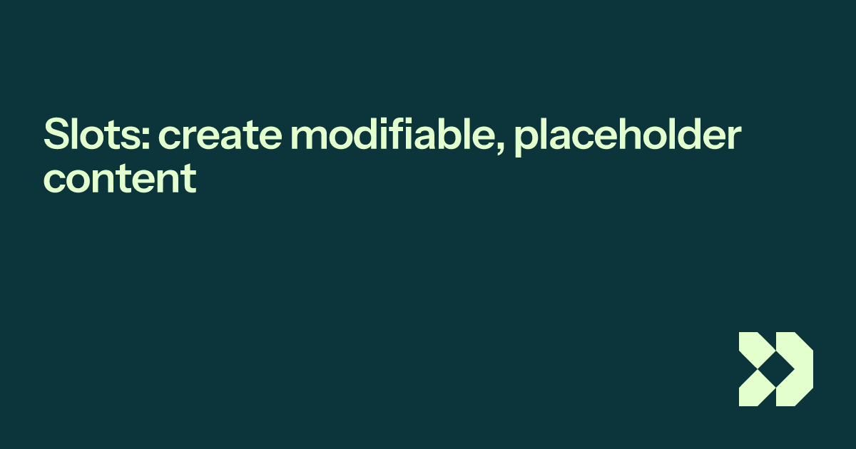 Create modifiable, placeholder content | Customer.io Docs