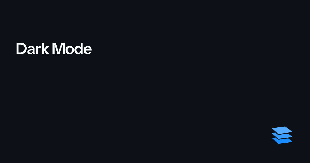 Dark Mode – Parcel Documentation
