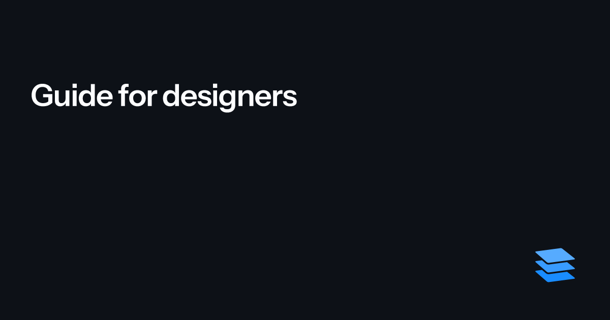 Guide for designers – Parcel Guides